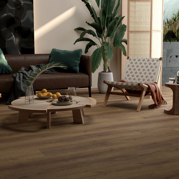 Piso Vinílico Cola Verona Tavola Madeira Marrom m² Verona | Leroy Merlin