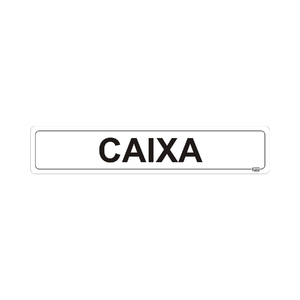 Placa "Caixa" Plástico 5x25cm | Leroy Merlin