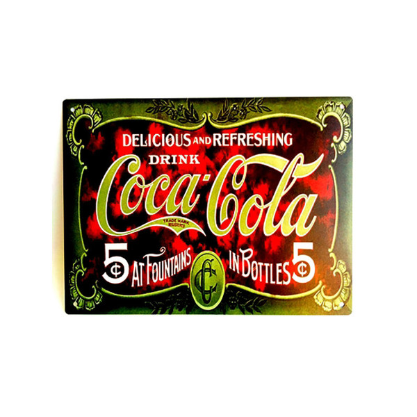 Placa Coca Delicious And Refreshing | Leroy Merlin