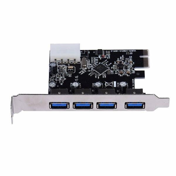 Placa Controladora Pci Express 1x Pci-e Com 4 Portas Usb 3.0 Dp-43 ...
