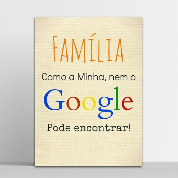 Placa Decorativa Família 30x40cm | Leroy Merlin