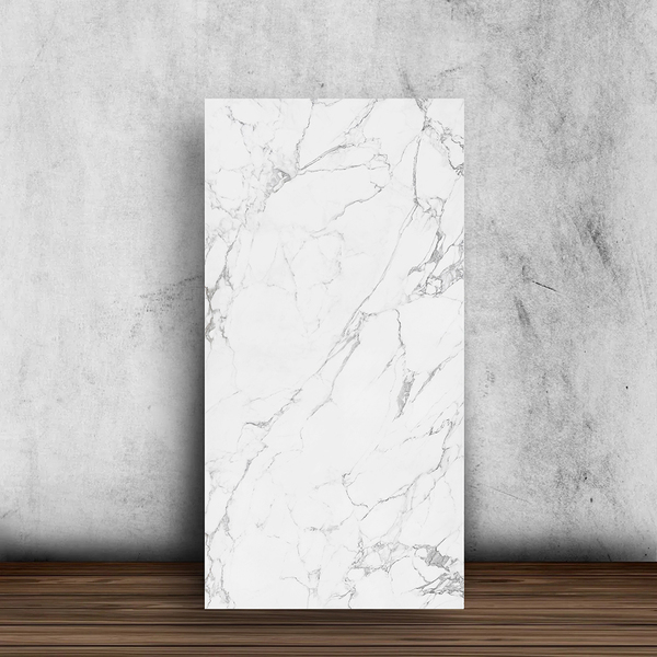Placa Decorativa Flexível 3d Revestimento De Parede Mármore Branco ...