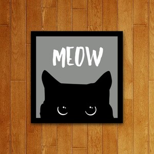 Placa Decorativa Meow V2 | Leroy Merlin