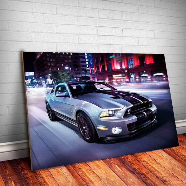 Placa Decorativa Mustang 5 Mdf 20x30cm | Leroy Merlin