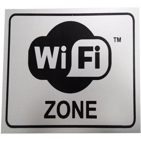 Placa Pvc Wifi Zone Auto-adesiva Jaime | Leroy Merlin