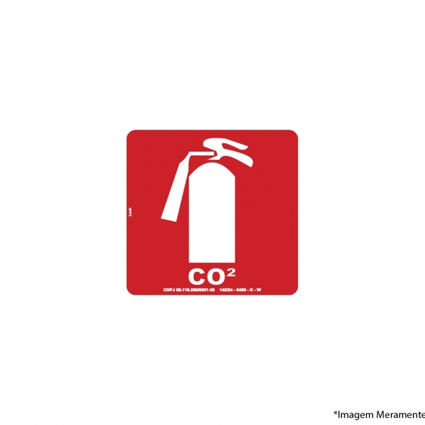 Placa Sinal.fotoluminescentes Extintor Co2 20x20cm 2539 | Leroy Merlin
