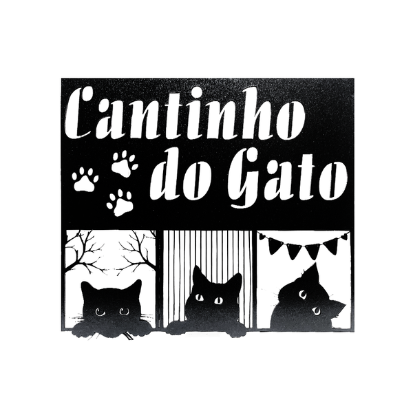 Placa Vasada Cantinho Do Gatinho Mdf | Leroy Merlin