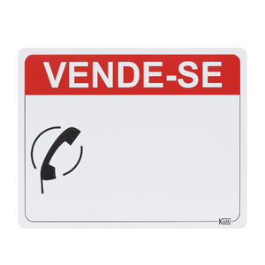 Placa "Vende-Se" Plástico 23x18cm | Leroy Merlin