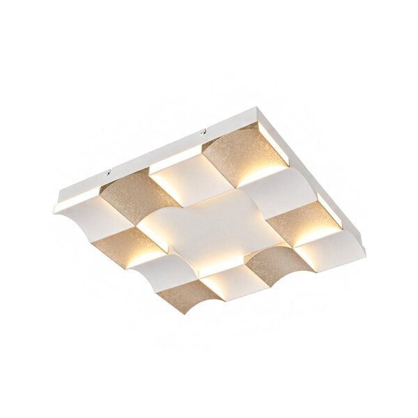 Plafon Astraled Neyl P-9972 Led Alto Irc 90 63w Bivolt Dourado Dourado ...