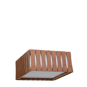 Plafon Madeira Ripado Quadrado Natural 35x35cm | Leroy Merlin