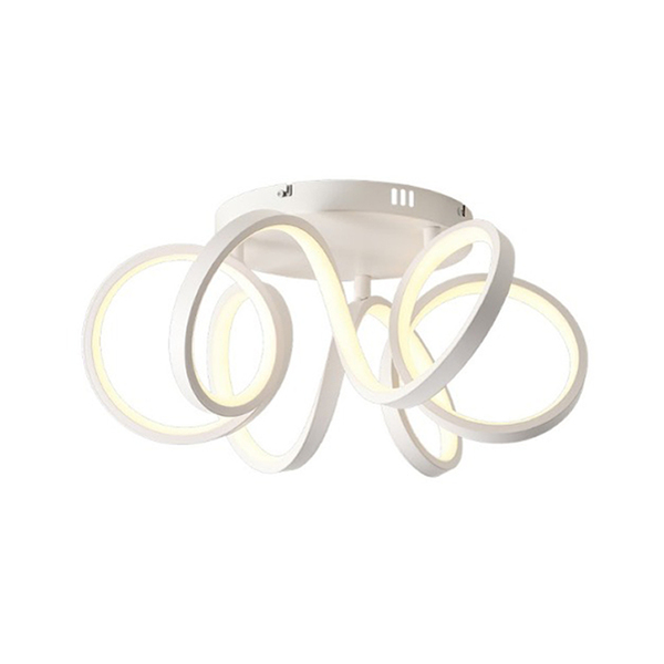 Plafon Moderno Branco 50cm Led 55w 3 Em 1 Bivolt | Leroy Merlin