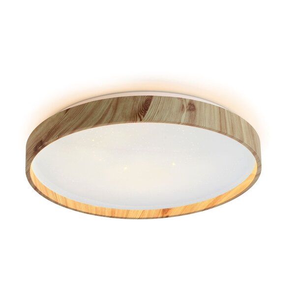 Plafon Space 2005 Spotline Iluminação Madeira | Leroy Merlin