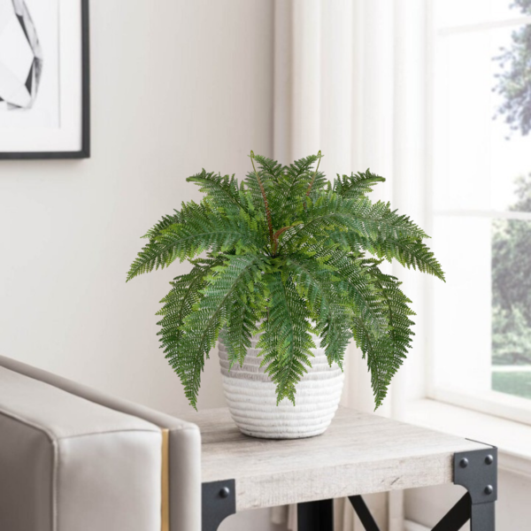 Planta Artificial Realista De Samambaia 9 Unidades Para Completar Seus ...