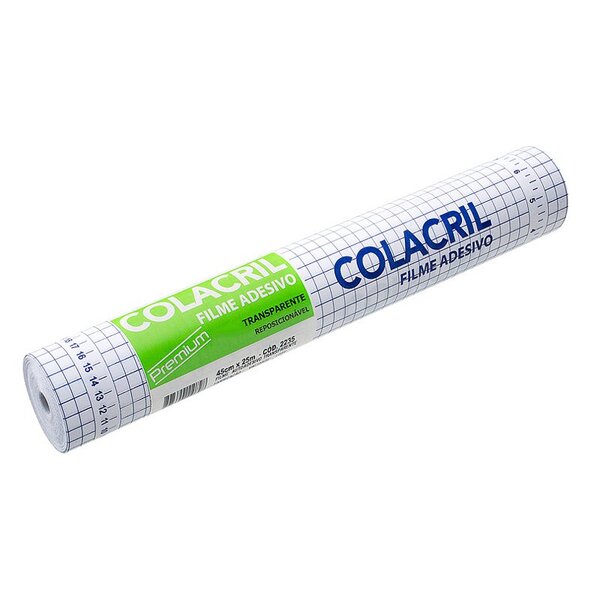 Plástico Adesivo Colacril Cristal 45cm X 25m 70 Micras | Leroy Merlin