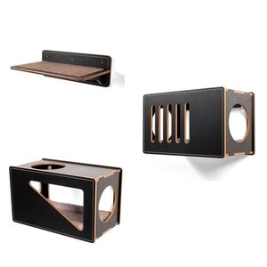 Playground Mica Para Gatos Grandes Preto | Leroy Merlin