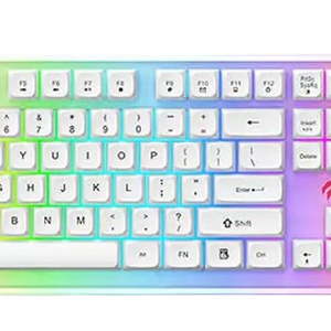 Plug Teclado Gamer Com Fio Havit Kb-876l Rgb Branco | Leroy Merlin