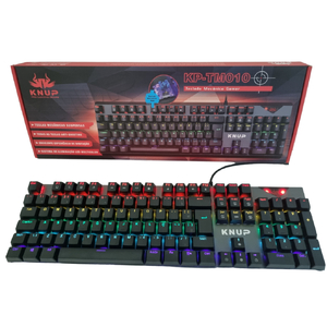 Plug Teclado Gamer Knup TM010 Rgb Semi Mecanico Preto | Leroy Merlin