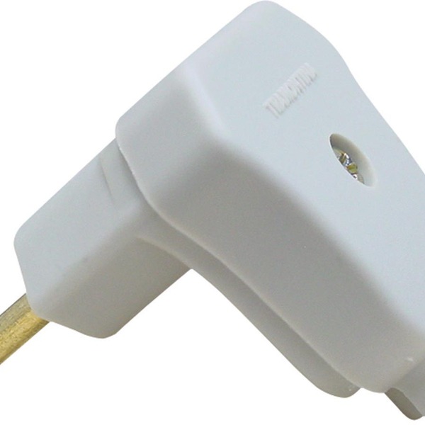 Plug Triangular 2 Pinos 10a 250v Cinza | Leroy Merlin