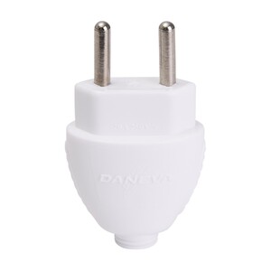 Plugue Desmontável 2P+Terra 10A Branco Daneva | Leroy Merlin