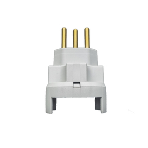 Plugue EUA para Brasil 2P + Terra Bivolt 10V Branco Dicompel | Leroy Merlin