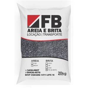 Pó de Brita 20kg FB Areia e Brita | Leroy Merlin