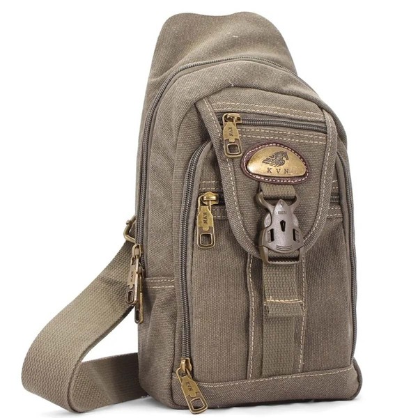 Pochete Transversal Em Lona Ja8014 Marrom | Leroy Merlin