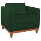 Poltrona Decorativa Suede Esper Verde Verde | Leroy Merlin