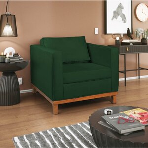 Poltrona Decorativa Suede Esper Verde Verde | Leroy Merlin