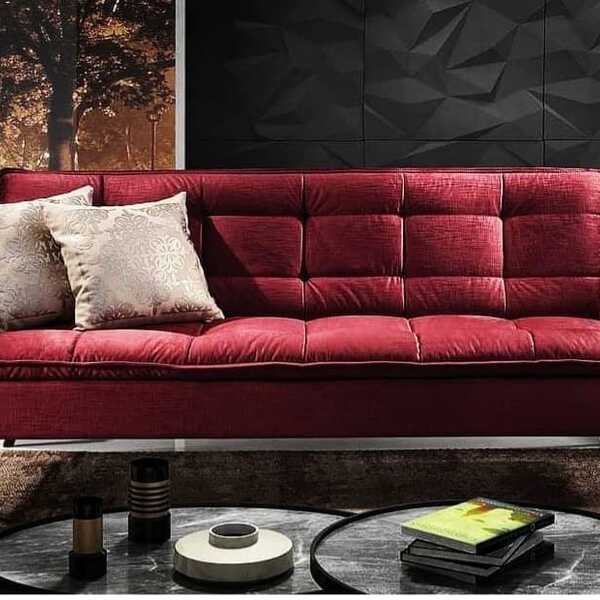 Poltrona Namoradeira 3 Lugares -marsala | Leroy Merlin