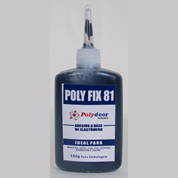 Poly Fix 81 (adesivo Preto Com Elastômero - M.p. Importada) - Caixa Com ...