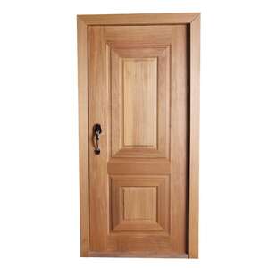 Porta De Madeira Realeza Com Grade Maciça Cedro Arana Casmavi 92cm X ...