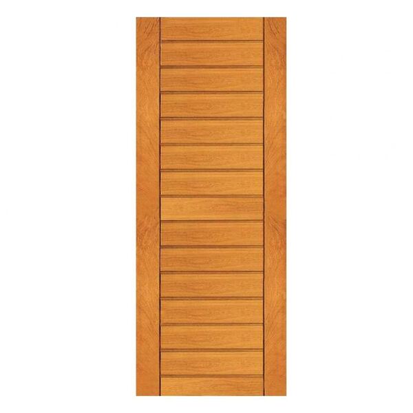 Porta Contemporânea - Madeira Maciça - Angelim Medida:2,10m X 90cm ...