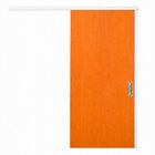 Porta Correr Lisa Padrão Imbuia Trilho Embutido Concha 82x210cm ...