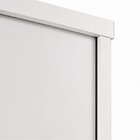 Porta Correr Lisa Prime Trilho Embutido Branco Concha 72 X 210 Esquerdo ...