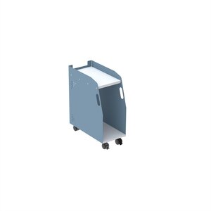 Porta Cpu Alto 590x233x479mm P25 Branco/azul Delrei | Leroy Merlin