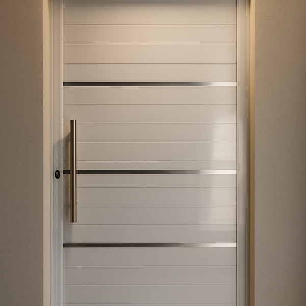 Porta de Alumínio Lambril Simples 2,10x 0,90 S/ Vidro | Leroy Merlin