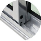 Porta De Correr 3 Folhas 1/3 Super Vidro Reflex 210cm X 150cm Brimak ...