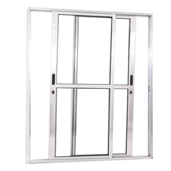 Porta De Correr Sacada 2 Folhas Móveis 2.10 X 1.20 Brilhante Linha 25 ...