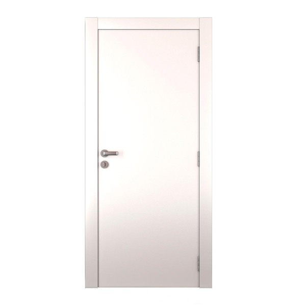 Kit Porta Madeira de Giro Direito|Esquerdo Branco 210x60cm Sarrafeada Batente 17 a 21cm Lisa ...