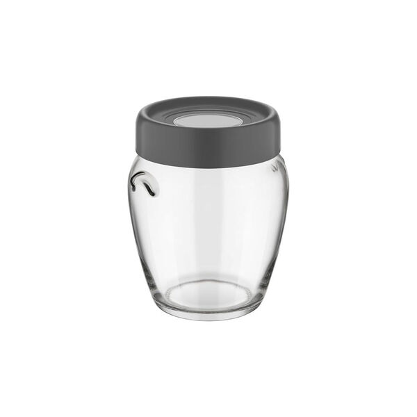 Porta Mantimento Redondo Em Vidro Dynasty Fresh 580ml Cinza 27378 ...