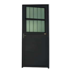 Porta Postigo de Giro Alumínio Preto Fosco 2,10x0,86m Lado Esquerdo ...