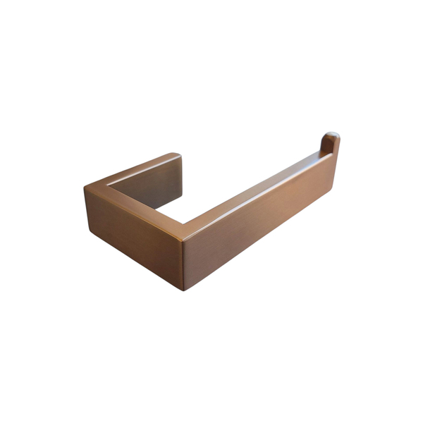 Porta Papel Higiênico Papeleiro Quadrado Inox Rose Gold Fosco | Leroy ...