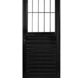 Porta Postigo Direita 2,10 X 0,70 Alumínio Preto | Leroy Merlin