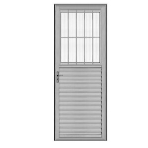 Porta Postigo Esquerda 2,10 X 0,60 Alumínio Brilhante | Leroy Merlin