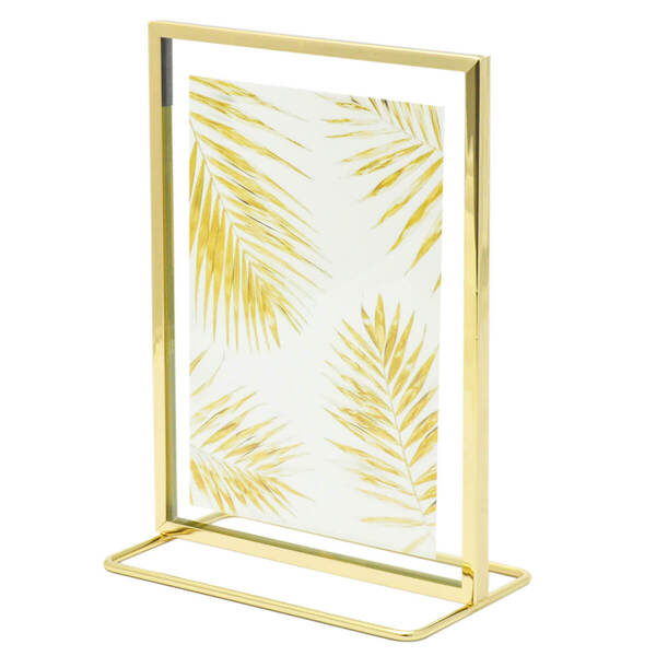 Porta Retrato Metal 13x18 Aramado Totem Dourado | Leroy Merlin