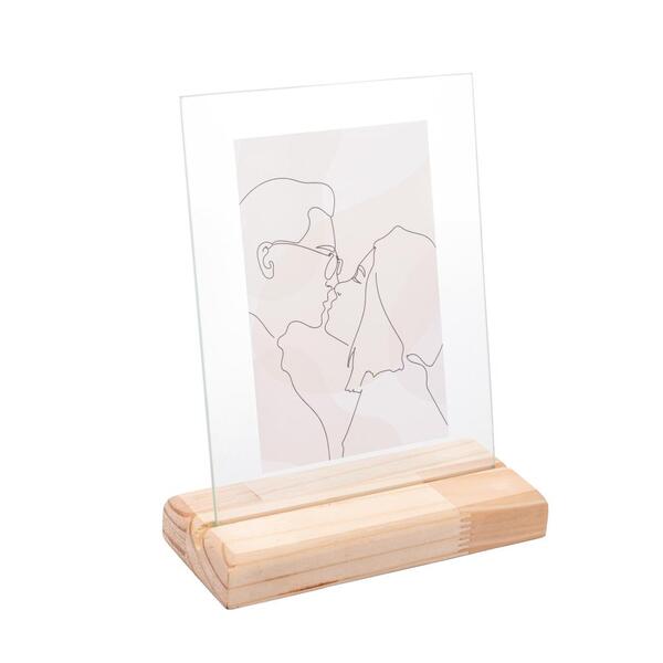 Porta Retrato Woodart Pinus De Madeira 10cm X 15cm | Leroy Merlin