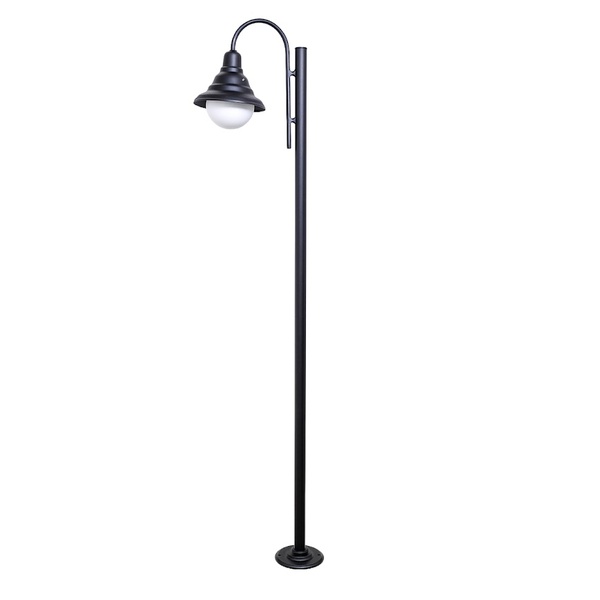 Poste Luminária Colonial Ipanema Extra Jardim Alumínio 2 00m | Leroy Merlin