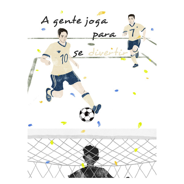 Pôster Adesivo Futebol Azul 30x39,5cm | Leroy Merlin