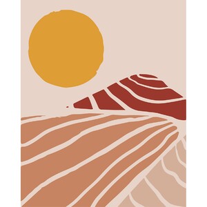 Poster Sol Terracota 40x50cm Arte Própria | Leroy Merlin
