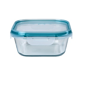 Pote De Vidro 520ml Quadrado Cloc Glass, Neoflam, Transparente | Leroy Merlin